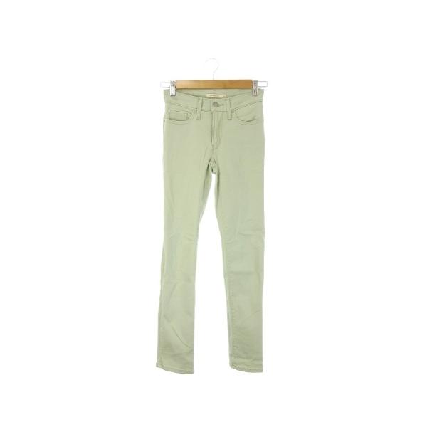 リーバイス Levi's 312 SHAPING SLIM デニム ジーンズ 24 緑 グリーン 無地 スキニーシルエット /CK46 ■GY70 レディース【ブランド】リーバイス Levi's【表記サイズ】24【実寸サイズ】ウエスト：64...