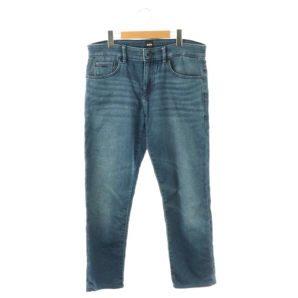ヒューゴボス HUGO BOSS ストレッチデニムパンツ ジーンズ IT 33/34 インディゴ /CX ■GY59 メンズ【ブランド】ヒューゴボス HUGO BOSS【表記サイズ】IT 33/34【実寸サイズ】ウエスト：86cm　もも幅：...