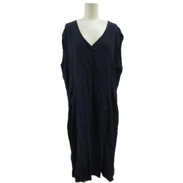 ヴィオレッタ バイ マンゴ Violeta by Mango ワンピース ノースリーブ ロング Vネック S 紺 ネイビー /XZ ■GY99 レディース【表記サイズ】S【実寸サイズ】肩幅：-cm　身幅：50.5cm　袖丈：-cm　総丈：9...