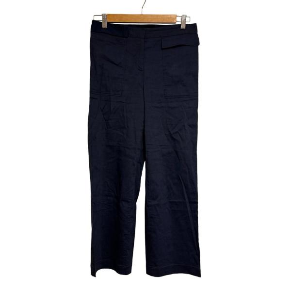 セオリーリュクス theory luxe CRUNCH FREDA.C ワイドパンツ リネン混 38 墨 スミ /MZ ■GY99 レディース【ブランド】セオリーリュクス theory luxe【表記サイズ】38【実寸サイズ】ウエスト：80...
