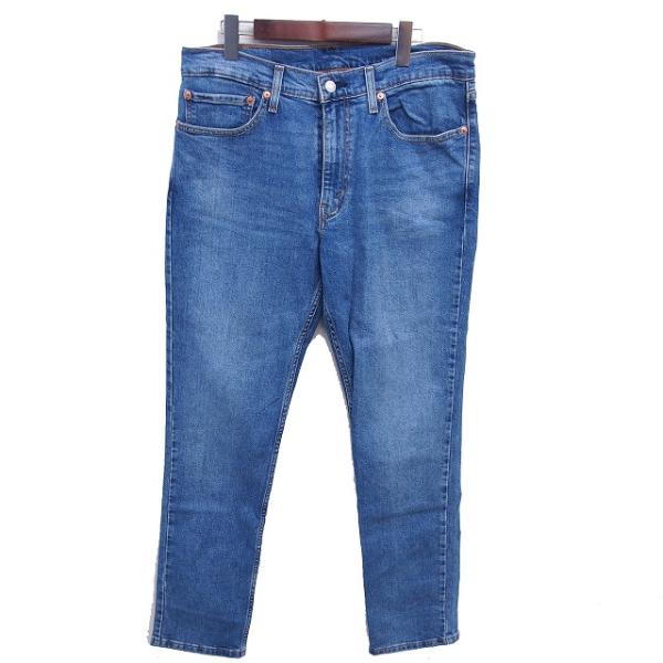 リーバイス Levi's 511 デニム ジーンズ パンツ テーパード ウォッシュ加工 ジップフライ 34 ブルー 青 /TT ■ECC003 メンズ【ブランド】リーバイス Levi's【表記サイズ】34【実寸サイズ】ウエスト：82cm　も...