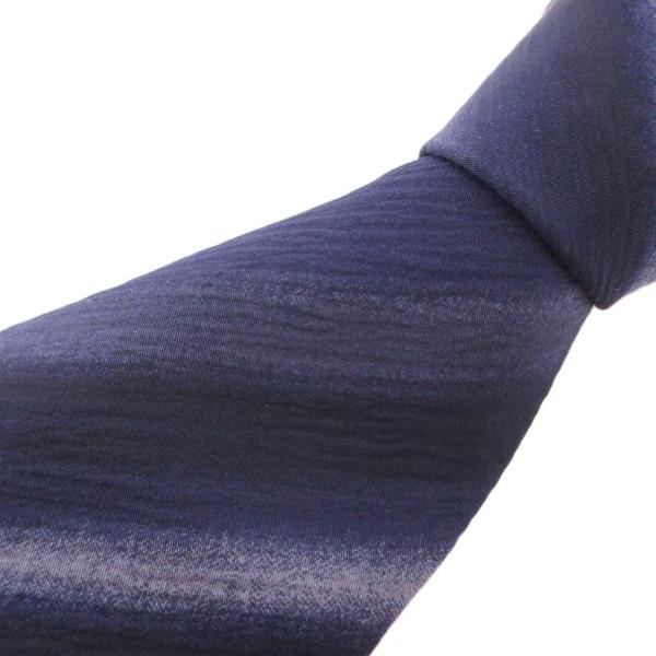 アルマーニ コレツィオーニ ARMANI COLLEZIONI ネクタイ 絹 シルク ワイド幅 グラデーション柄 ストライプ柄 紺 ネイビー /IB ■ECC003【ブランド】アルマーニ コレツィオーニ ARMANI COLLEZIONI【...