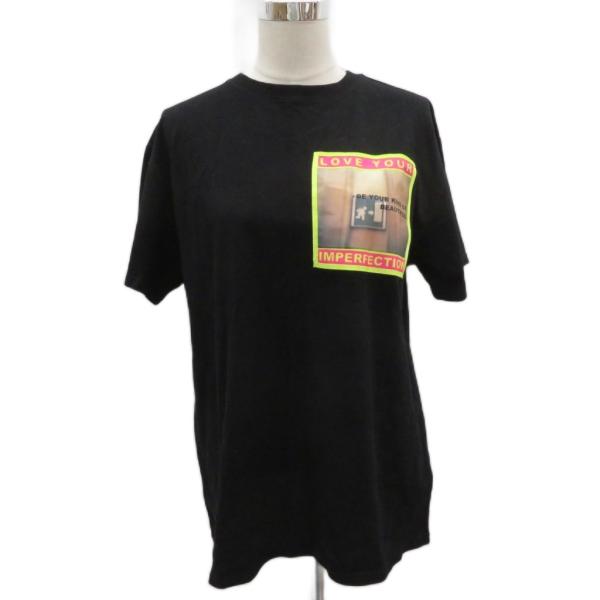 未使用品 ジュエティ jouetie Tシャツ カットソー M 黒 ブラック 半袖 プリント /SM51 ■ECB003 レディース【ブランド】ジュエティ jouetie【表記サイズ】M【実寸サイズ】肩幅：50cm　身幅：54cm　着丈：7...