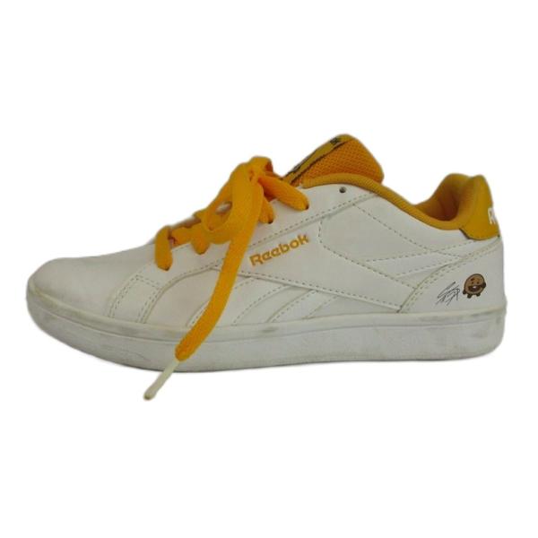 リーボック Reebok × BT21 Royal Complete 2LCS SHOOKY スニーカー レザー ローカット US5 23.5cm 白 ホワイト オレンジ【ブランド】リーボック Reebok【表記サイズ】US5 （日本サイズ...