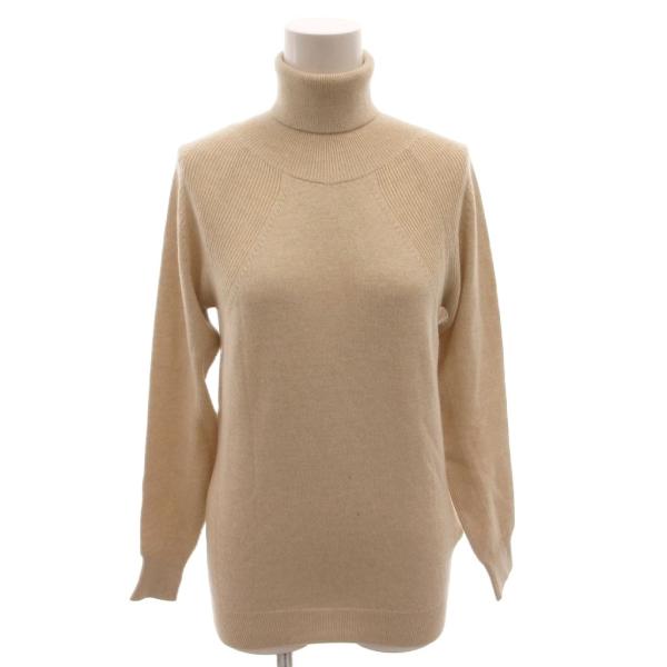 エルマノシェルビーノ ERMANNO SCERVINO ニット セーター タートルネック 長袖 ウール 38 ベージュ /FF ■GY62 レディース【ブランド】エルマノシェルビーノ ERMANNO SCERVINO【表記サイズ】38【実寸...