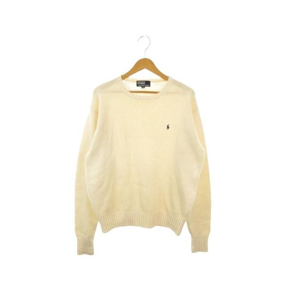 ポロ バイ ラルフローレン Polo by Ralph Lauren ニット セーター コットン 子ども服（男の子用） 170 ベージュ 無地 ラウンドネック【ブランド】ポロ バイ ラルフローレン Polo by Ralph Lauren【...