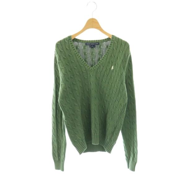 ラルフローレンスポーツ RALPH LAUREN SPORT ニット セーター 長袖 XL グリーン /HK ■ECD003 レディース【ブランド】ラルフローレンスポーツ RALPH LAUREN SPORT【表記サイズ】XL【実寸サイズ】...
