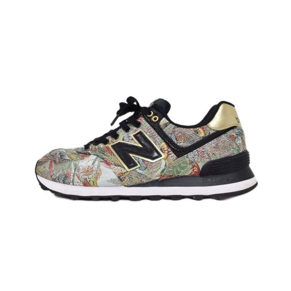 ニューバランス NEW BALANCE スニーカー ローカット 総柄 25cm マルチカラー WL574SNA ■ECE004 レディース【ブランド】ニューバランス NEW BALANCE【表記サイズ】25cm【実寸サイズ】最大幅：9.5c...