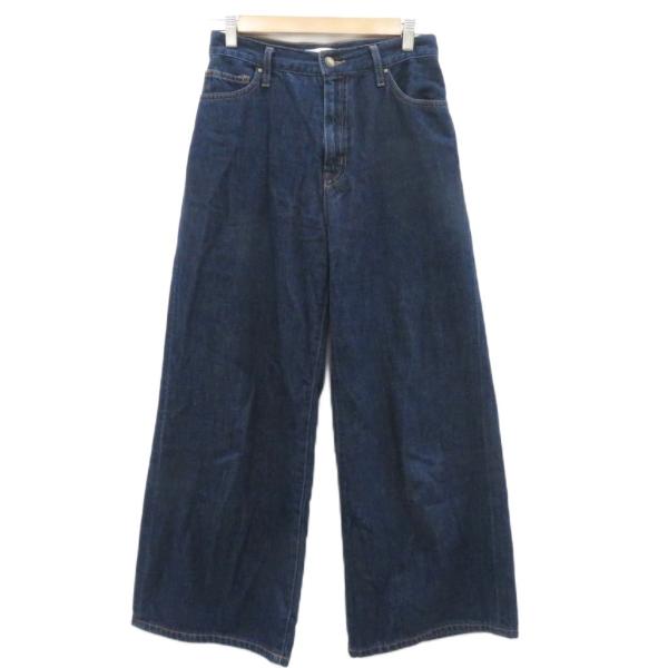 エニィファム anyFam デニムパンツ ジーンズ ワイドパンツ ロング丈 2 M 紺 /SY63 ■ECC004 レディース【ブランド】エニィファム anyFam【表記サイズ】2（日本サイズM相当）【実寸サイズ】ウエスト：69cm　もも幅...