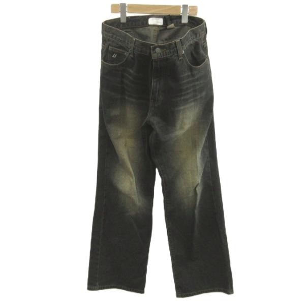 ダナキャランニューヨーク DKNY デニム ジーンズ 33/30 ブラック ウォッシュ加工 ストレートシルエット /MD ■ECC004 メンズ【ブランド】ダナキャランニューヨーク DKNY【表記サイズ】33/30【実寸サイズ】ウエスト：8...