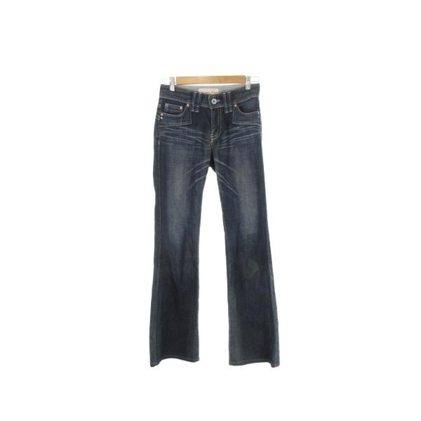 サムシング something Vienus Jean デニム ジーンズ 28×33 青 ブルー インディゴ ウォッシュ加工 ブーツカット /CK40 ■ECB004【ブランド】サムシング something【表記サイズ】28×33【実寸サ...