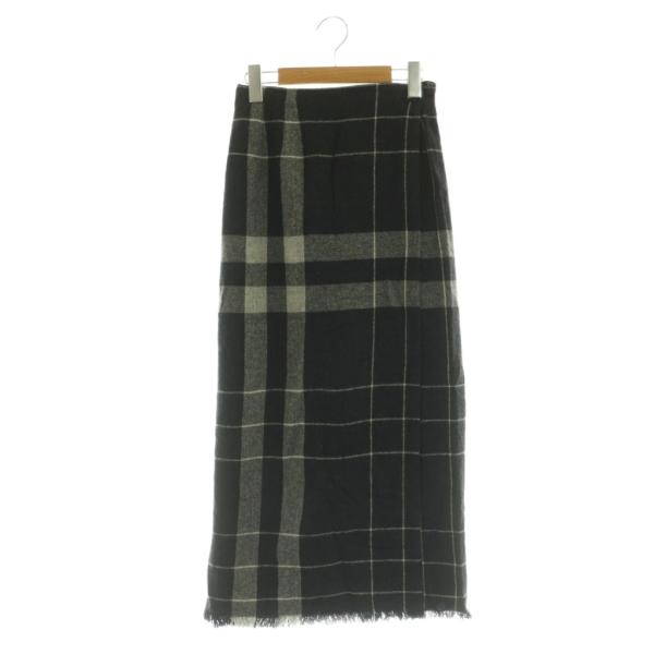 ジェラールダレル GERARD DAREL タイトスカート ロング ラップ ウール チェック ブラック /MY ■OS ■ECB004 レディース【ブランド】ジェラールダレル GERARD DAREL【表記サイズ】サイズなし（実寸サイズをご...