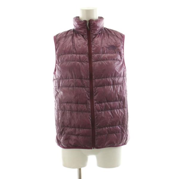 ザノースフェイス THE NORTH FACE LIGHT HEAT VEST ダウンベスト ジップアップ ナイロン ロゴ刺繍 M 紫 パープル NDW18170【ブランド】ザノースフェイス THE NORTH FACE【表記サイズ】M【実...