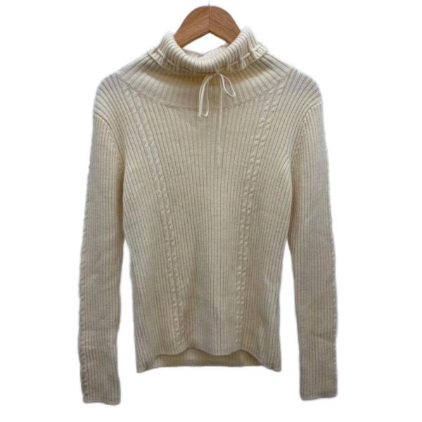 コムサデモード COMME CA DU MODE ニット セーター キッズ 子ども服 ウール 140 アイボリー 長袖 タートルネック リブ編み【ブランド】コムサデモード COMME CA DU MODE【表記サイズ】140【実寸サイズ】肩...