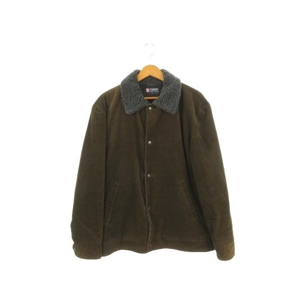 チャップス CHAPS RALPH LAUREN ジャケット 上着 M 茶 ブラウン カーキ ボア襟 コーデュロイ 長袖 1532-4284 /AH23 ■ECD004 メンズ【ブランド】チャップス CHAPS【表記サイズ】M【実寸サイズ】...