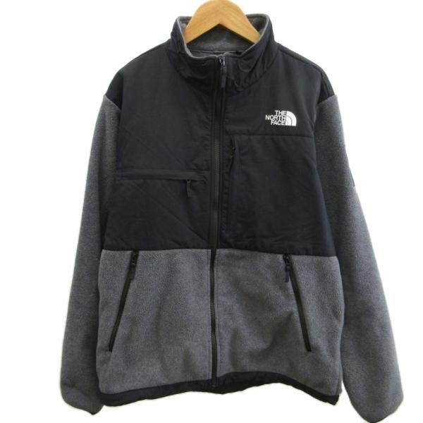 ザノースフェイス THE NORTH FACE フリースジャケット M 黒 ブラック グレー 長袖 スタンドカラー 切り替えデザイン ECD004 /SH【ブランド】ザノースフェイス THE NORTH FACE【表記サイズ】M【実寸サイズ...