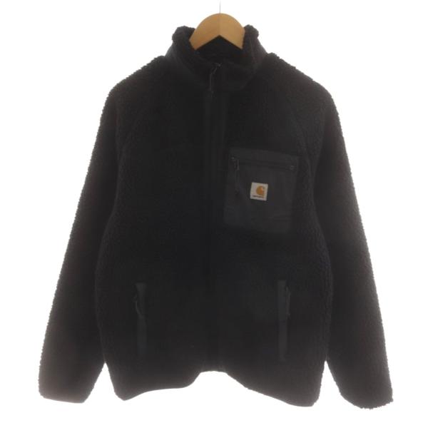 カーハート carhartt フリースジャケット ロゴ M 黒 ブラック 1025120.89.00.03 /AN48 ■ECD004 メンズ【ブランド】カーハート carhartt【表記サイズ】M【実寸サイズ】身幅：約54cm　着丈：約6...