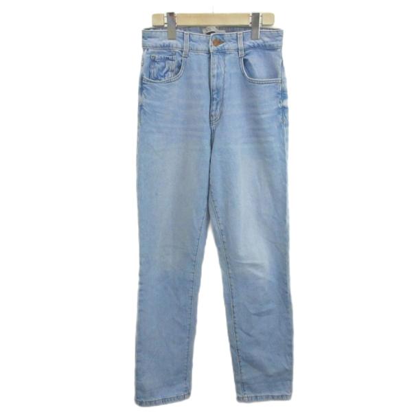 ザラ ZARA デニム ジーンズ USA6 ブルー 無地 長ズボン ウォッシュ加工 /MD ■ECA005 レディース【ブランド】ザラ ZARA【表記サイズ】USA6【実寸サイズ】ウエスト：68cm　もも幅：27cm　裾幅：16cm　股上：...