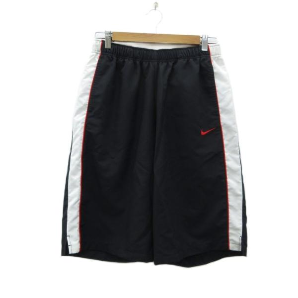 ナイキ NIKE スポーツウエア ショートパンツ 短パン XL 黒 ブラック ロゴ刺繍 /SM54 ■ECA005 メンズ【ブランド】ナイキ NIKE【表記サイズ】XL【実寸サイズ】ウエスト：66〜cm　もも幅：34cm　裾幅：31cm　股...