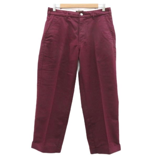 リーバイス Levi's ワークパンツ 七分丈 30 ボルドー /SM17 ■ECA005 メンズ【ブランド】リーバイス Levi's【表記サイズ】30【実寸サイズ】ウエスト：78cm　もも幅：30cm　裾幅：23cm　股上：30cm　股下...