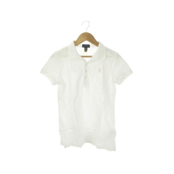 ポロ ラルフローレン POLO RALPH LAUREN ポロシャツ 子ども服（女の子用） L 12-14 白 ホワイト 鹿の子 ポロシャツ襟 半袖 ロゴ刺繍【ブランド】ポロ ラルフローレン POLO RALPH LAUREN【表記サイズ】...