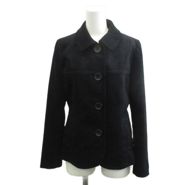 ジェラールダレル GERARD DAREL ステンカラージャケット  9 黒 ブラック 長袖 無地 ラウンドカラー ECA005 /SH ■ECA005 レディース【ブランド】ジェラールダレル GERARD DAREL【表記サイズ】9【実寸...