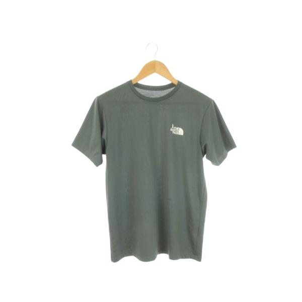 ザノースフェイス THE NORTH FACE ランニング Tシャツ アウトドアウエア M 緑 グリーン 無地 ロゴプリント 半袖 /CK29 ■ECC005 メンズ【ブランド】ザノースフェイス THE NORTH FACE【表記サイズ】M...