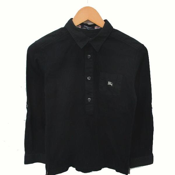 バーバリー ロンドン BURBERRY LONDON 子供服 国内正規品 ポロシャツ シャツ ロゴ刺? 長袖 150A 黒 ブラック /TT ■ECD005【ブランド】バーバリー ロンドン BURBERRY LONDON【表記サイズ】150...