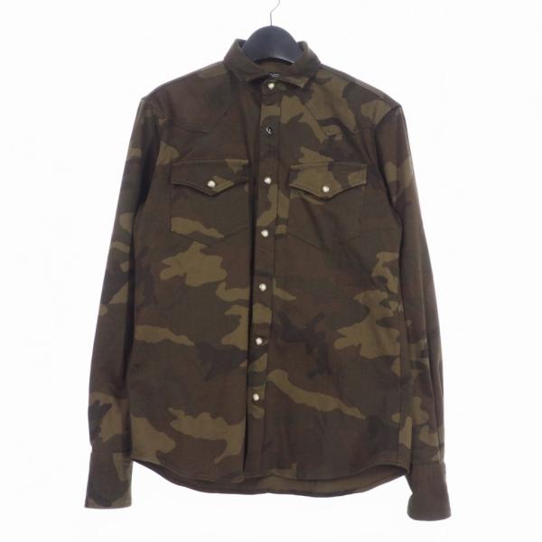 アタックザマインドセブン attack the mind 7 シャツ 長袖 カモフラ レギュラーカラー 1 ブラウン系 メンズ【ブランド】アタックザマインドセブン attack the mind 7【表記サイズ】1【実寸サイズ】肩幅：42c...