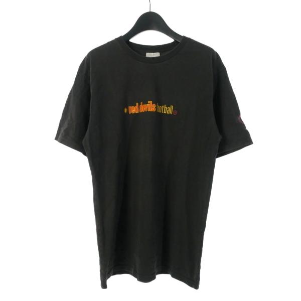 ナイキ NIKE 00S red devils プリントTシャツ カットソー 半袖 S ブラック 黒 メンズ【ブランド】ナイキ NIKE【表記サイズ】S【実寸サイズ】肩幅：46cm　身幅：49cm　着丈：70cm　袖丈：23cm　　【素材】...