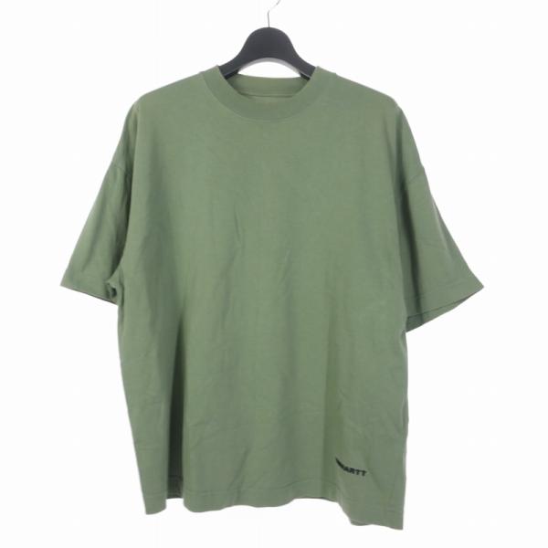 カーハート carhartt S/S Link Script T-Shirt リンク スクリプト Tシャツ 半袖 M 緑 カーキ メンズ【ブランド】カーハート carhartt【表記サイズ】M【実寸サイズ】肩幅：60cm　身幅：59.5cm...