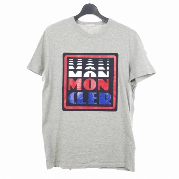 モンクレール MONCLER マリア Tシャツ 半袖  L グレー C-SCOM-19-18922 メンズ【ブランド】モンクレール MONCLER【表記サイズ】L【実寸サイズ】肩幅：45cm　身幅：51cm　着丈：70cm　袖丈：21cm　...