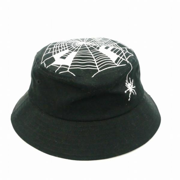 ハフ HUF TANGLED WEBS BUCKET HAT CAP スパイダー ハット ブラック 黒 HT00687 メンズ【ブランド】ハフ HUF【表記サイズ】表記なし【実寸サイズ】つば：5.5cm　頭周り：58.5cm　　【素材】コッ...