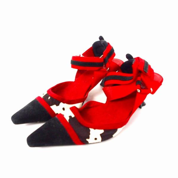 ジェフリーキャンベル Jeffrey Campbell Atrophy パンプス ミュール 38 レッド/ブラック 赤 黒 レディース【ブランド】ジェフリーキャンベル Jeffrey Campbell【表記サイズ】38【実寸サイズ】ヒールの...