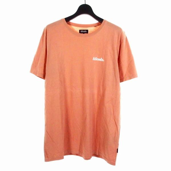 アフェンズ AFENDS Tシャツ カットソー 半袖 XL ベージュ メンズ【表記サイズ】XL【実寸サイズ】肩幅：48cm　身幅：54cm　着丈：74cm　袖丈：23cm　　【素材】コットン100％【色】ベージュ　※照明や撮影環境により、実...