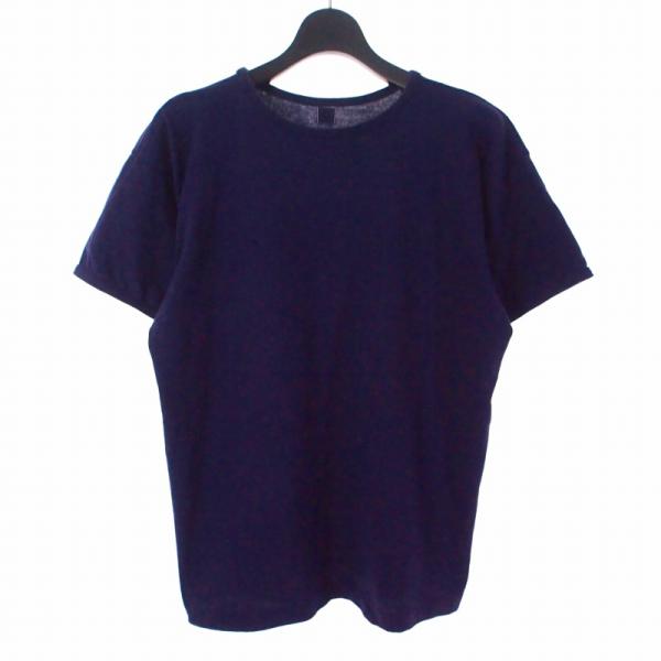 SURES Tシャツ カットソー 半袖 40 ネイビー 紺 メンズ【表記サイズ】40【実寸サイズ】肩幅：51cm　身幅：55cm　着丈：62cm　袖丈：16cm　　【素材】コットン100％【色】ネイビー　※照明や撮影環境により、実物と若干お...