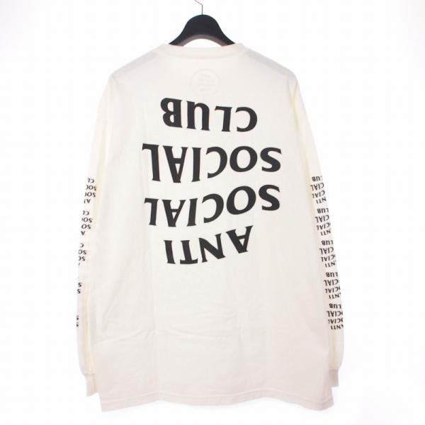 アンチソーシャルクラブ ASSC ロゴロングスリーブ Tシャツ カットソー 長袖 XL ホワイト 白 メンズ【表記サイズ】XL【実寸サイズ】肩幅：57cm　身幅：59cm　着丈：75cm　袖丈：61cm　　【素材】コットン100％【色】ホワ...