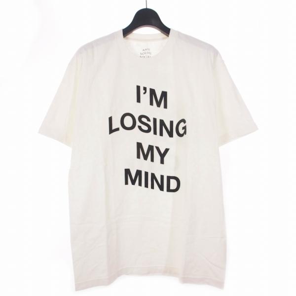 アンチソーシャルクラブ ASSC I'm Losing My Mind Tシャツ カットソー 半袖 L ホワイト 白 メンズ【表記サイズ】L【実寸サイズ】肩幅：52cm　身幅：55cm　着丈：75cm　袖丈：22cm　　【素材】コットン10...