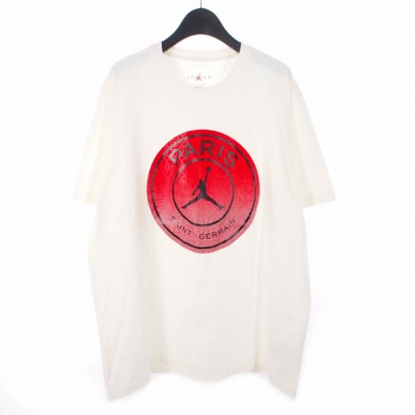 ナイキ NIKE PARIS SAINT-GERMAN Tシャツ カットソー 半袖 XL ホワイト 白 メンズ【ブランド】ナイキ NIKE【表記サイズ】XL【実寸サイズ】肩幅：48cm　身幅：60cm　着丈：73cm　袖丈：25cm　　【素...