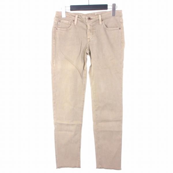 セオリー Theory × AG the Stilt Roll-UP シガレットロールアップデニム パンツ ジーンズ 27 ベージュ 01-2360901 レディース【ブランド】セオリー Theory【表記サイズ】27【実寸サイズ】ウエスト...