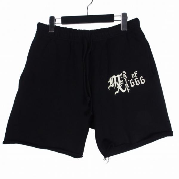 セントマイケル SAINTMICHAEL 25SS SWEAT SHORTS スウェットショーツ ショートパンツ ハーフパンツ M ブラック 黒 SM-HR8-0000-058 メンズ【ブランド】セントマイケル SAINTMICHAEL【表...