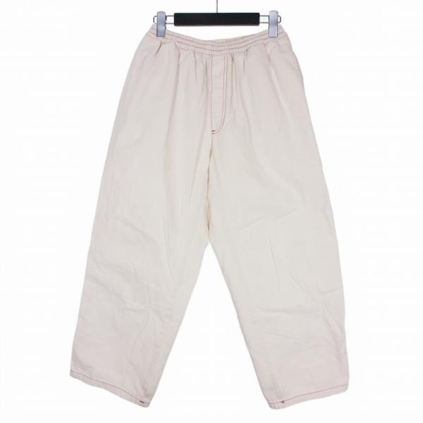 ポーラー POLER KARATE PANTS 空手パンツ スラックス S ホワイト 白 メンズ【ブランド】ポーラー POLER【表記サイズ】S【実寸サイズ】ウエスト：56cm　もも幅：30cm　裾幅：22cm　股上：29cm　股下：62c...