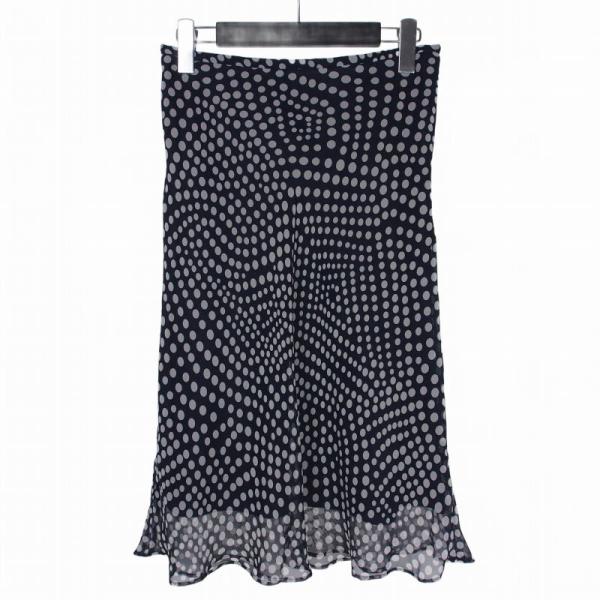 リフレクト Reflect ひざ丈 タイトスカート ドット柄 40 ネイビー 紺 JH571-78508JC レディース【ブランド】リフレクト Reflect【表記サイズ】40【実寸サイズ】ウエスト：68cm　ヒップ：72cm　スカート丈：...