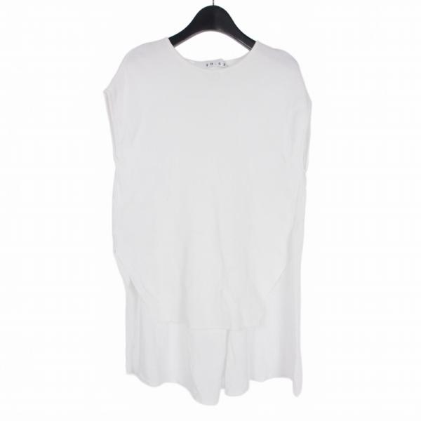 ネエラ NEERA 20.52 カットソー ノースリーブ ホワイト 白 レディース【表記サイズ】40【実寸サイズ】身幅：41cm　総丈：73cm　　【素材】コットン100％【色】ホワイト　※照明や撮影環境により、実物と若干お色が違う場合がご...