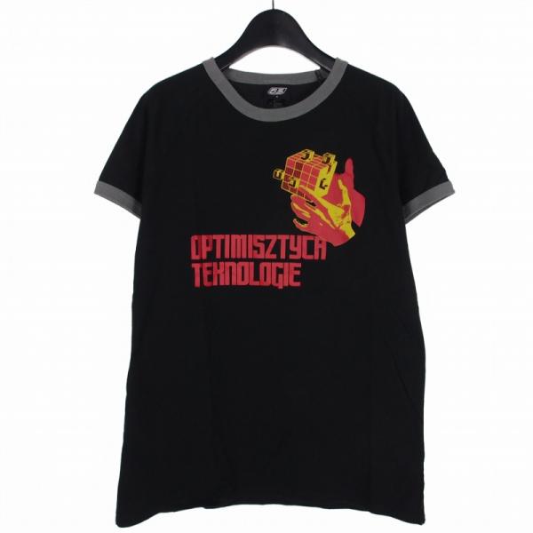 フィフティーファイブディーエスエル 55DSL リンガー Tシャツ カットソー 半袖 XL ブラック 黒 メンズ【ブランド】フィフティーファイブディーエスエル 55DSL【表記サイズ】XL【実寸サイズ】身幅：53cm　着丈：67cm　ゆき丈...