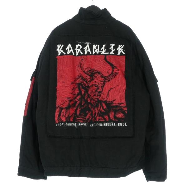 未使用品 フォーティーフォーレーベルグループ 44 LABEL GROUP KARANLIK JACKET バックプリント 中綿ジャケット ブルゾン 長袖 50 【表記サイズ】50【実寸サイズ】肩幅：62cm　身幅：75cm　袖丈：75cm...