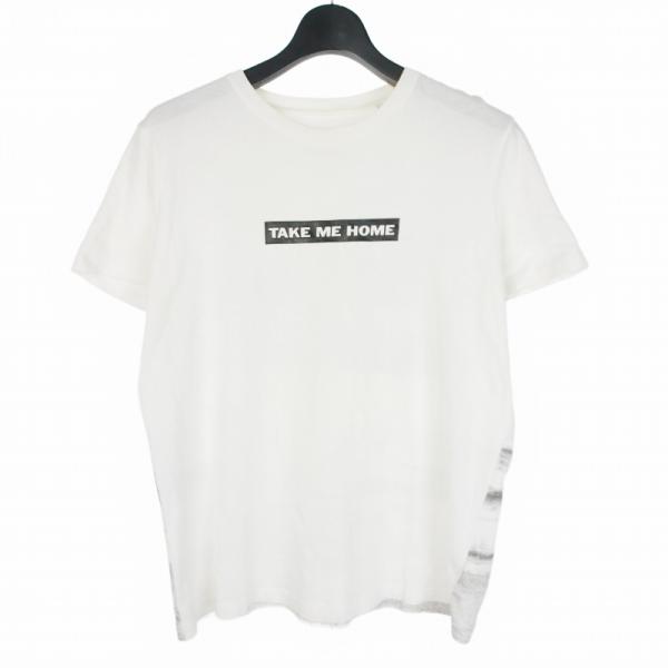 ディーゼル DIESEL TAKE ME HOME Tシャツ カットソー 半袖 S ホワイト 白 メンズ【ブランド】ディーゼル DIESEL【表記サイズ】S【実寸サイズ】肩幅：43cm　身幅：53cm　着丈：61cm　袖丈：19cm　　【素...