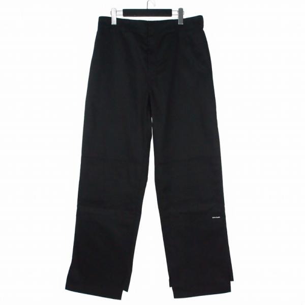 未使用品 パームエンジェルス PALM ANGELS REVERSED WAISTBAND CHINO P チノ ワークパンツ スラックス 50 ブラック 黒 PMCG003S23FAB0011060 メンズ【ブランド】パームエンジェルス ...
