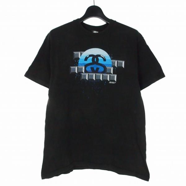 ステューシー STUSSY Matt Mignanelli Tシャツ カットソー 半袖 M ブラック 黒 メンズ【ブランド】ステューシー STUSSY【表記サイズ】M【実寸サイズ】肩幅：47cm　身幅：50cm　着丈：67cm　袖丈：21c...