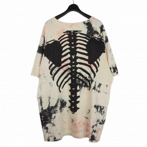 キャピタル kapital 22SS 天竺 BONE pt BIG T ASHBURY DYED ボーン タイダイ柄 オーバーサイズ半袖シャツ ピンク EK-940 メンズ【ブランド】キャピタル kapital【表記サイズ】F【実寸サイズ】...